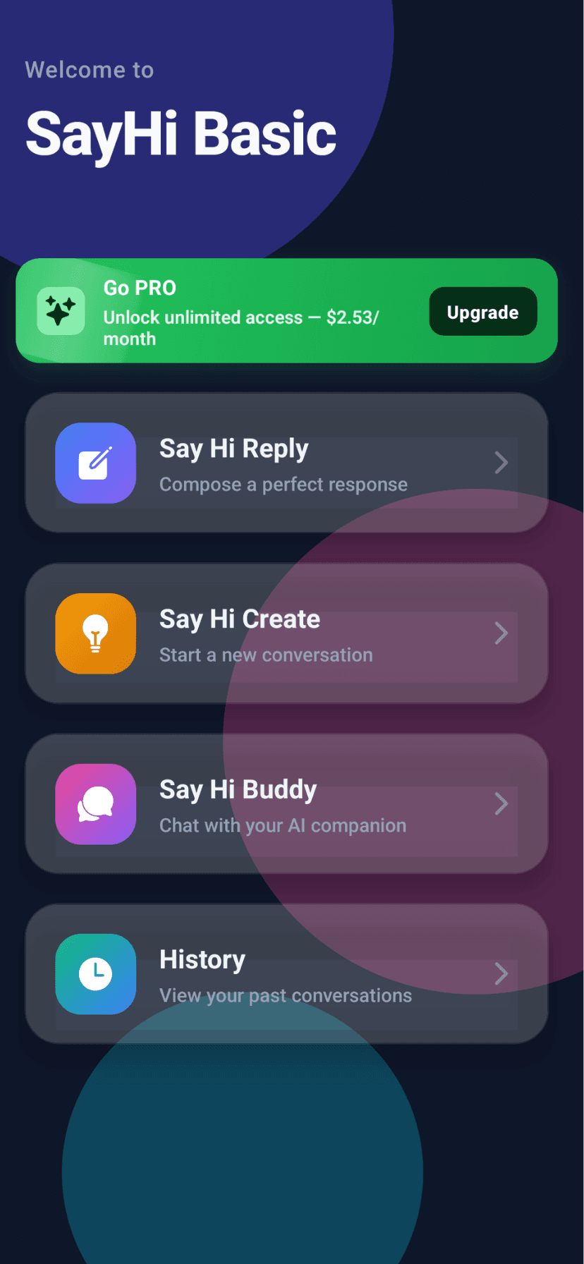 SayHi App - Experience seamless conversations, smart replies, and ...