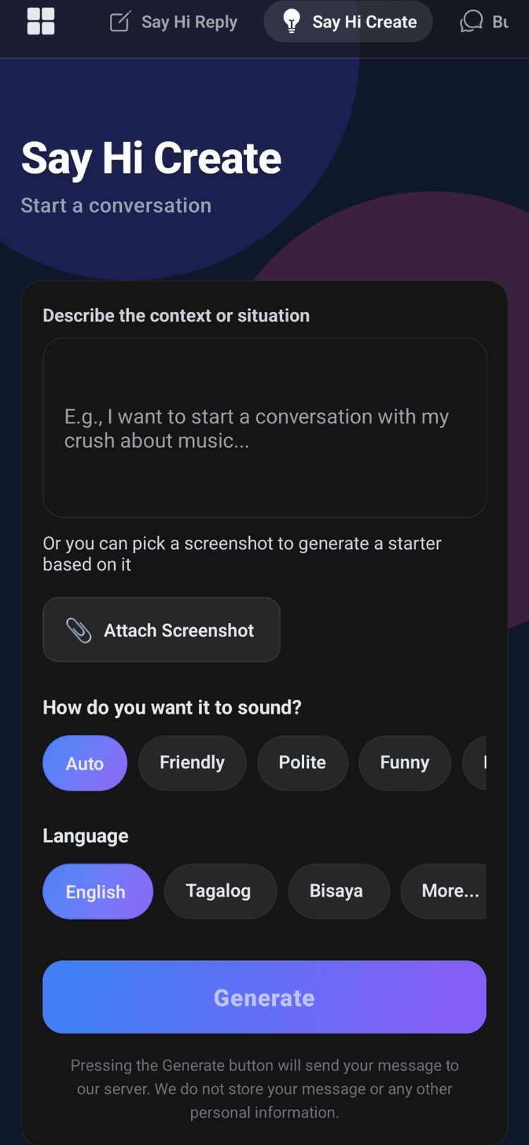 SayHi App - Experience seamless conversations, smart replies, and ...