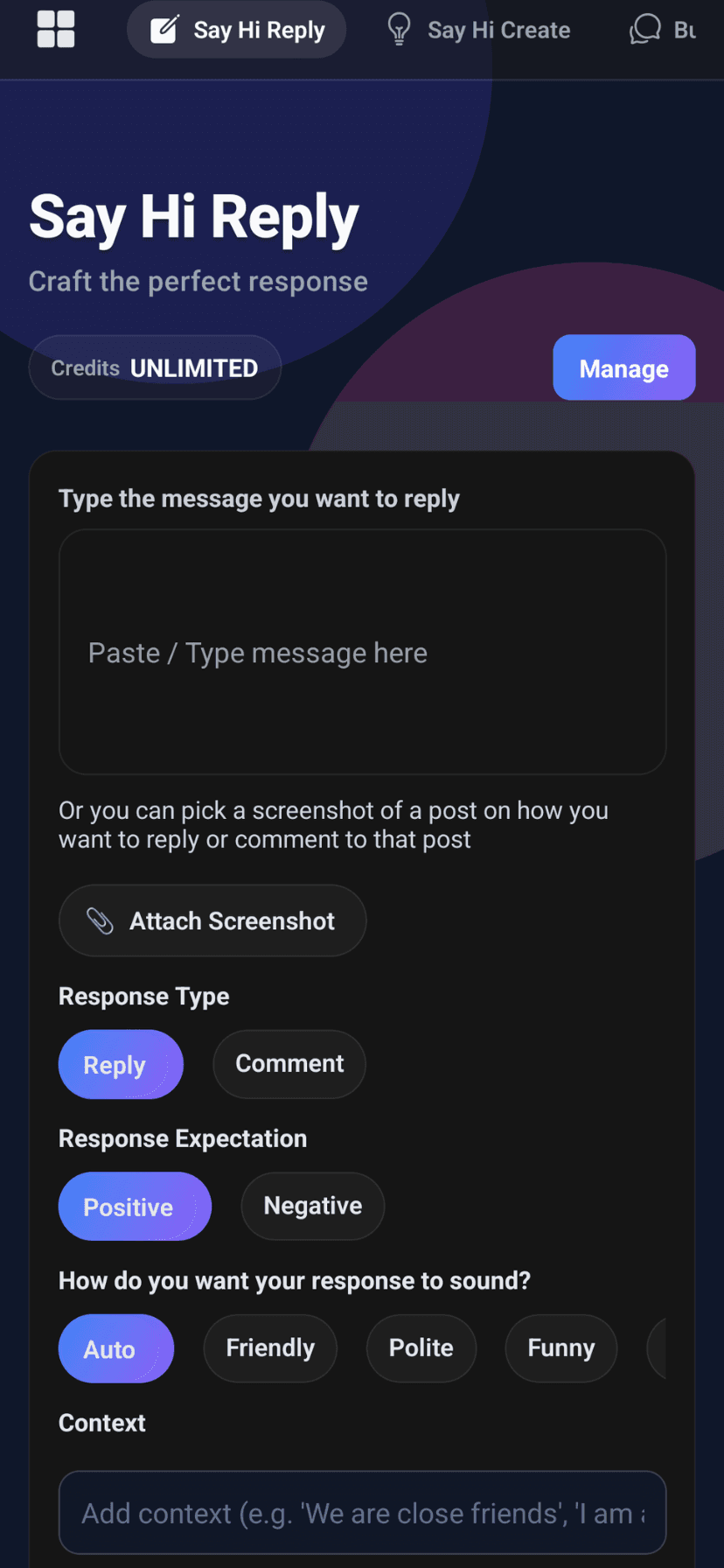 SayHi App - Experience seamless conversations, smart replies, and ...